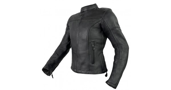 Nordcode Μπουφάν Μηχανής Nala Δερμάτινο Γυναικείο Μαύρο